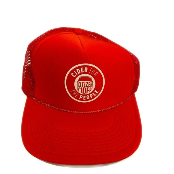 Accessories | Vintage Citizen Cider For The People Snapback Trucker Hat Cap Mesh Foam Drink ...